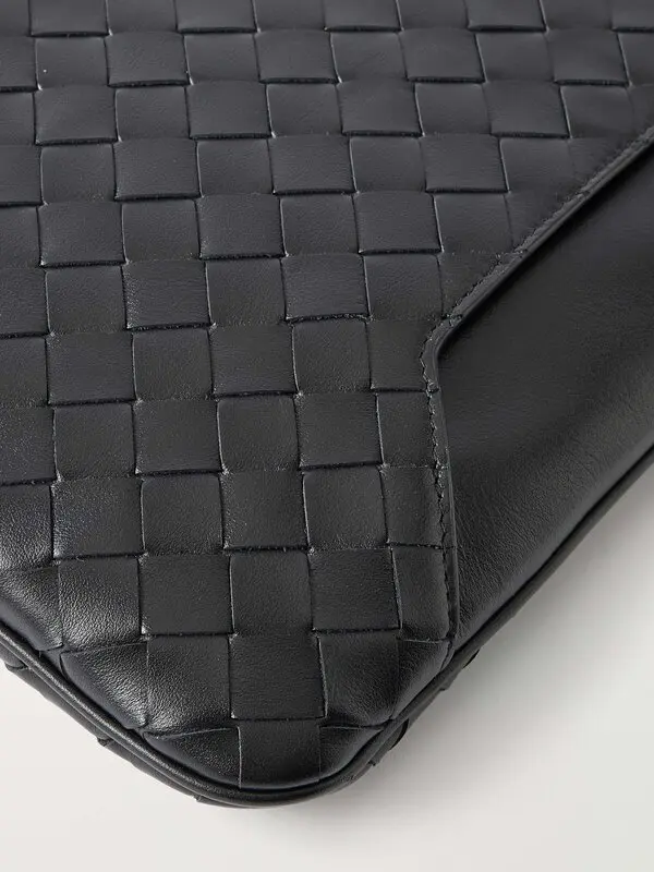 Bottega Veneta Getaway Intrecciato Leather Document Case