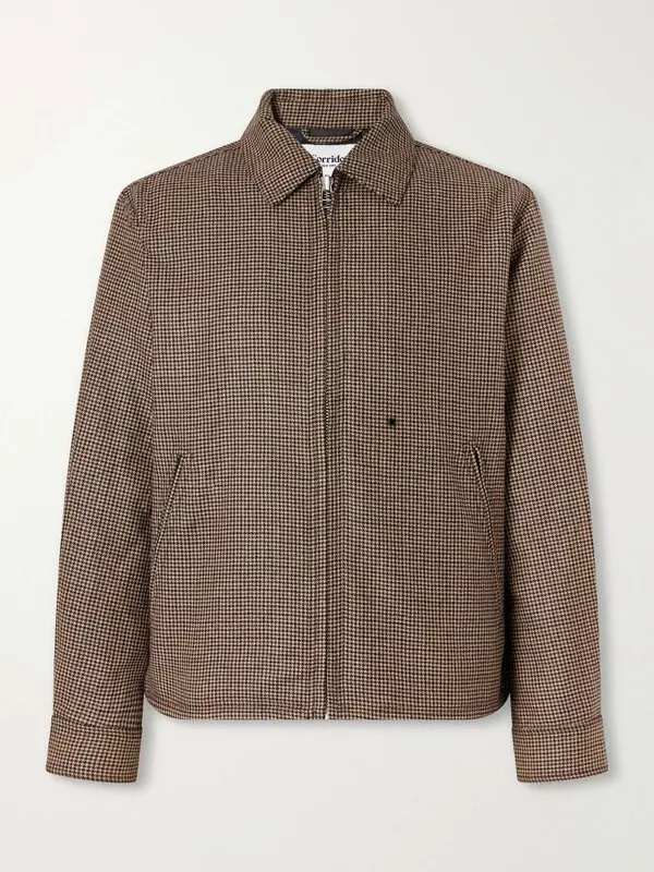 CORRIDOR Dekalb Houndstooth Wool-twill Jacket