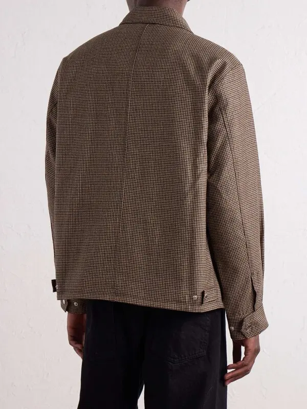 CORRIDOR Dekalb Houndstooth Wool-twill Jacket