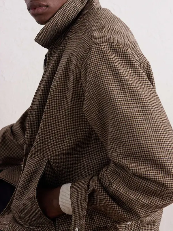 CORRIDOR Dekalb Houndstooth Wool-twill Jacket