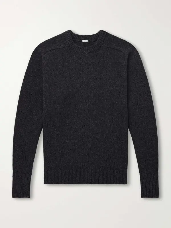 A.PRESSE Paneled Wool Sweater