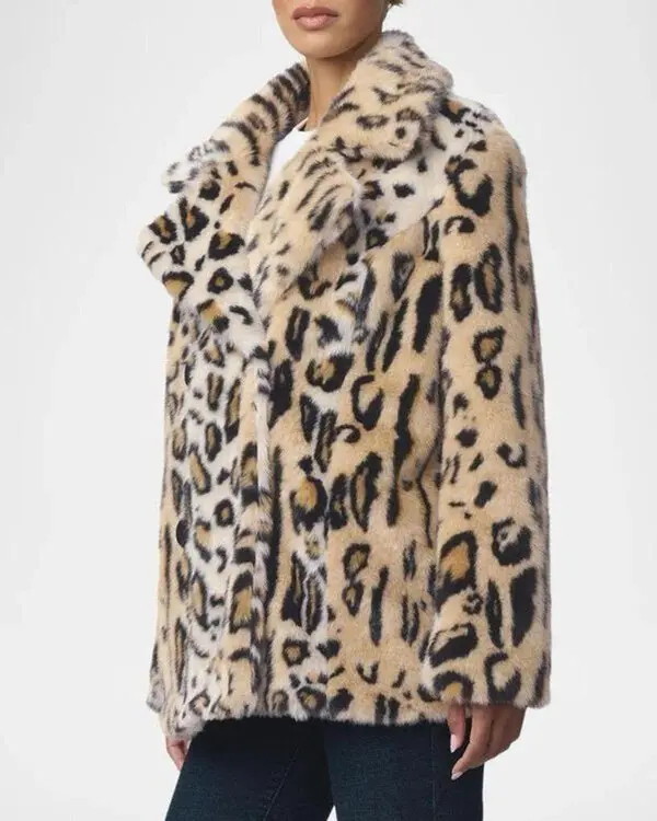 JOE & APOS;S JEANS The Double-breasted Faux-fur Coat
