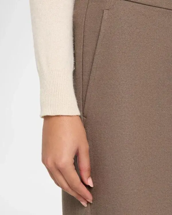 Eileen Fisher Straight-leg Wool Jersey Trousers - Cblst