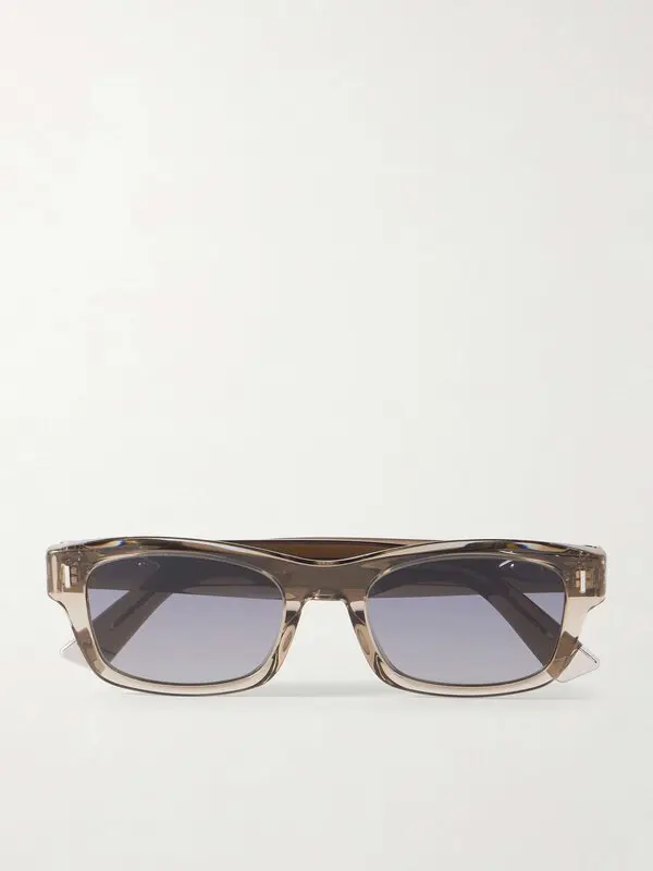 Dior Diortailoring S3i Square-frame Acetate Sunglasses - Brown