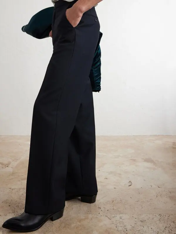 TOM FORD Straight-leg Wool Trousers