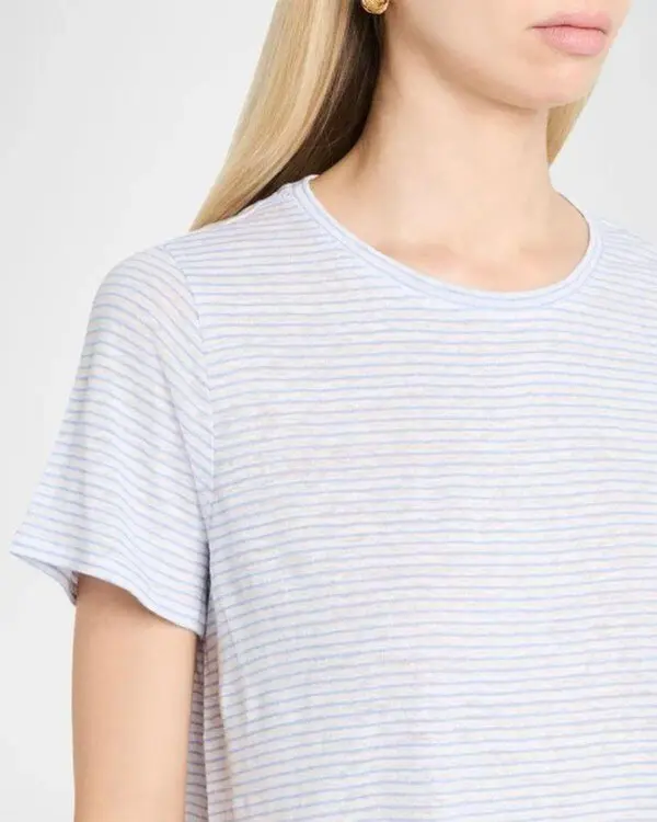 Eileen Fisher Striped Crewneck Tee - Skylt