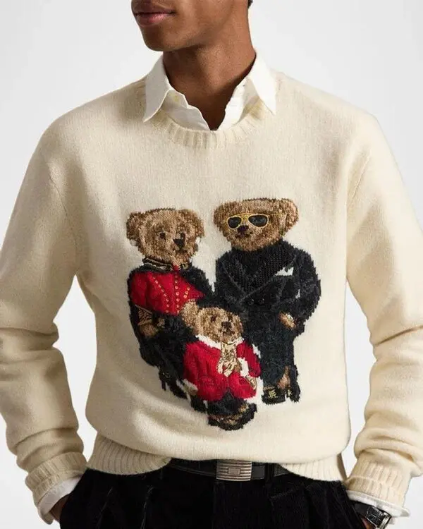 Polo Ralph Lauren Apos;s Polo Bears Crewneck Sweater
