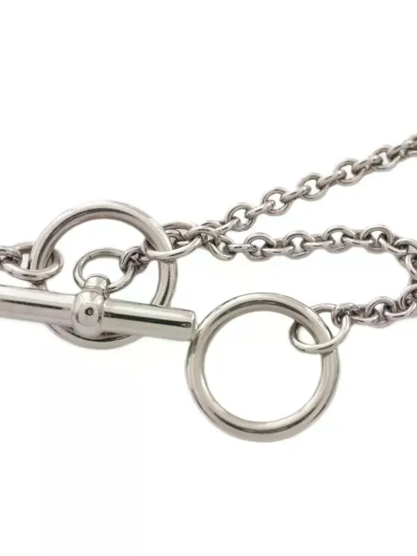 Hermès 2010s Chaîne D'ancre Mini Maillon Necklace