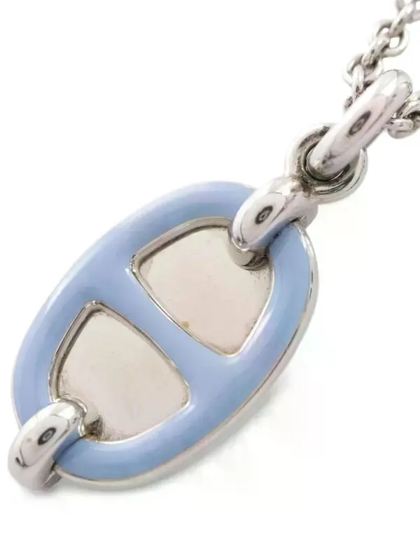 Hermès 2010s Chaîne D'ancre Mini Maillon Necklace - Silver