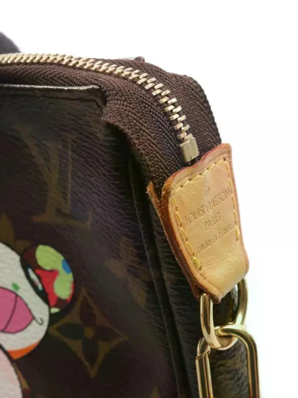 LOUIS VUITTON X Takashi Murakami 2004 Pochette Accessoires Monogram Handbag