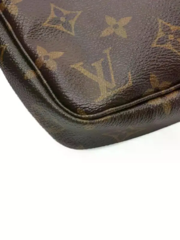LOUIS VUITTON X Takashi Murakami 2004 Pochette Accessoires Monogram Handbag