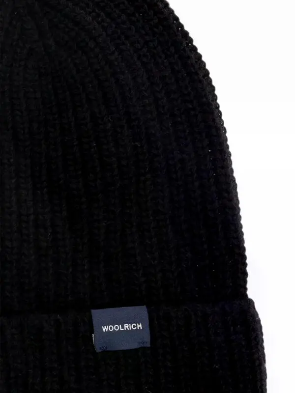Woolrich Ribbed-knit Beanie Hat