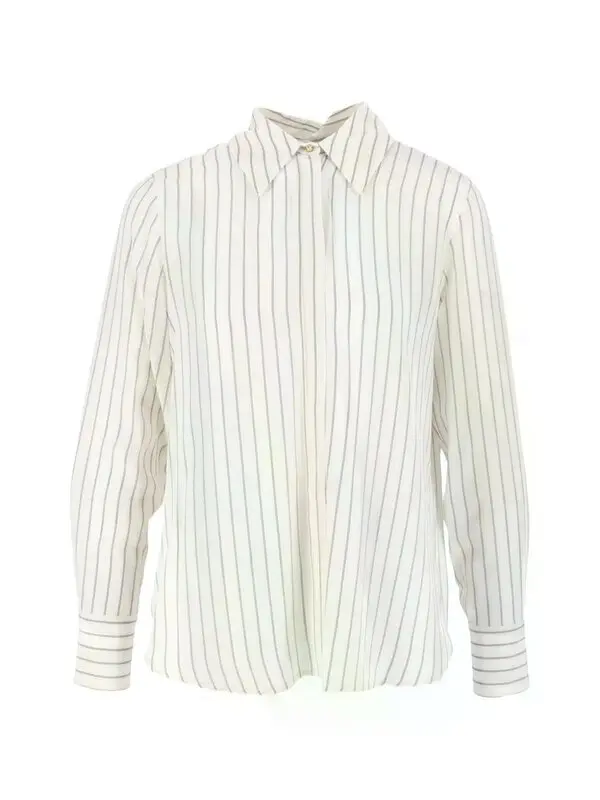 Max Mara Flirt Striped Silk Shirt