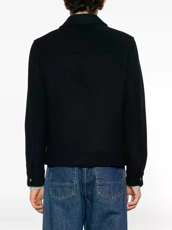 MANUEL RITZ Zip-up Wool-blend Jacket
