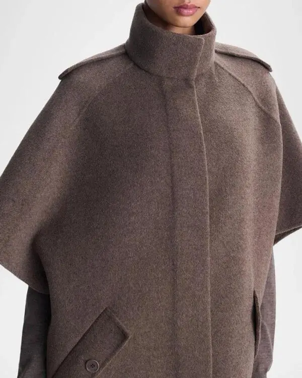 Simkhai Luly Wool-blend Poncho