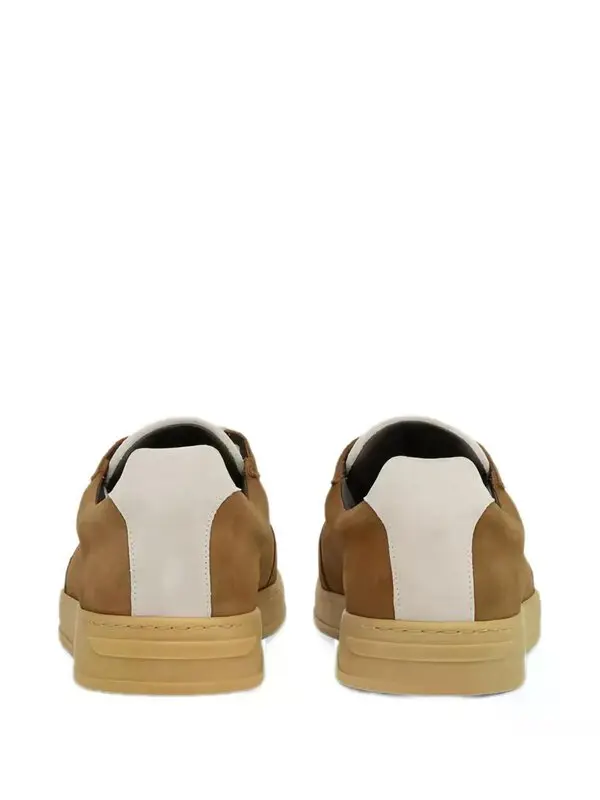 LES DEUX Suede Panelled Sneakers