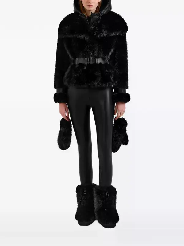 Rudsak Chloe Belted Faux-fur Coat
