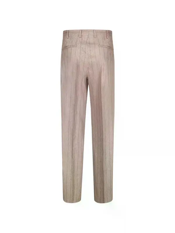 PT TORINO Samuel Pinstripe-pattern Pleated Trousers