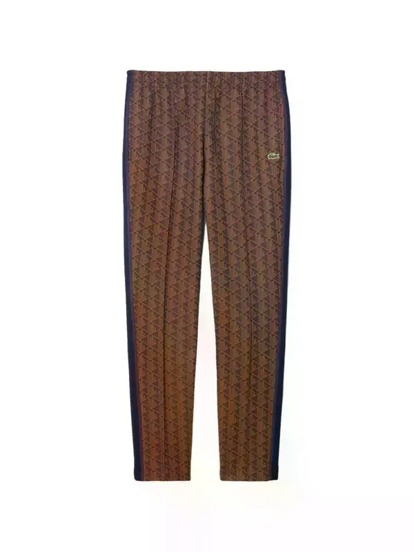 Lacoste Paris Monogram Track Pants - Brown