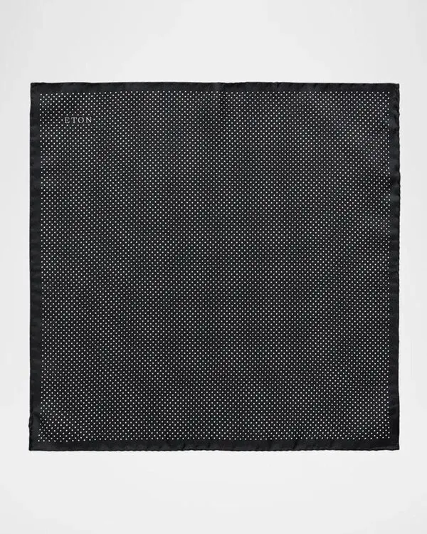 Eton Apos;s Polka Dot Pocket Square