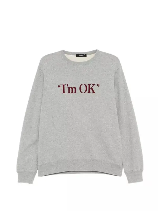 Undercover Slogan-print Crew-neck Sweater