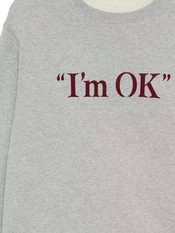 Undercover Slogan-print Crew-neck Sweater