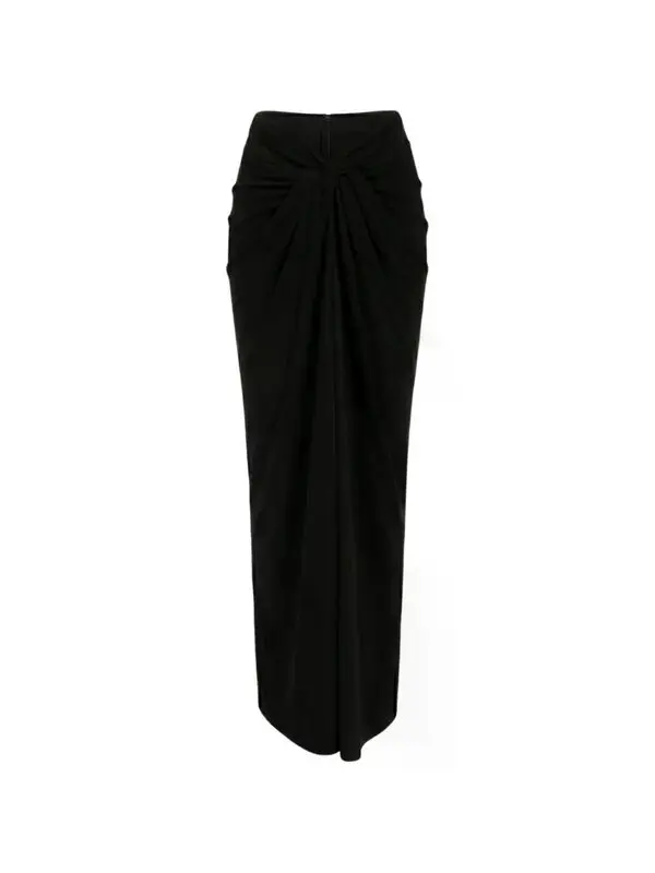 INTERNATIONAL APPEAL Sari-draped Maxi Skirt