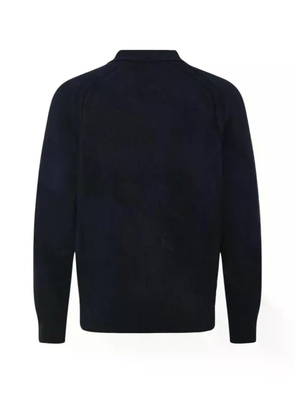 BOSS Polo-collar Raglan-sleeve Sweater