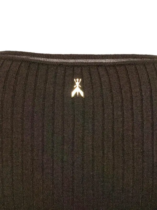 Patrizia Pepe Rib-knit Slim-fit Sweater