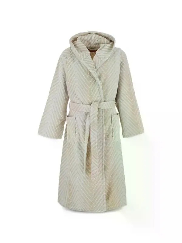 Missoni Zigzag-knit Hooded Bathrobe