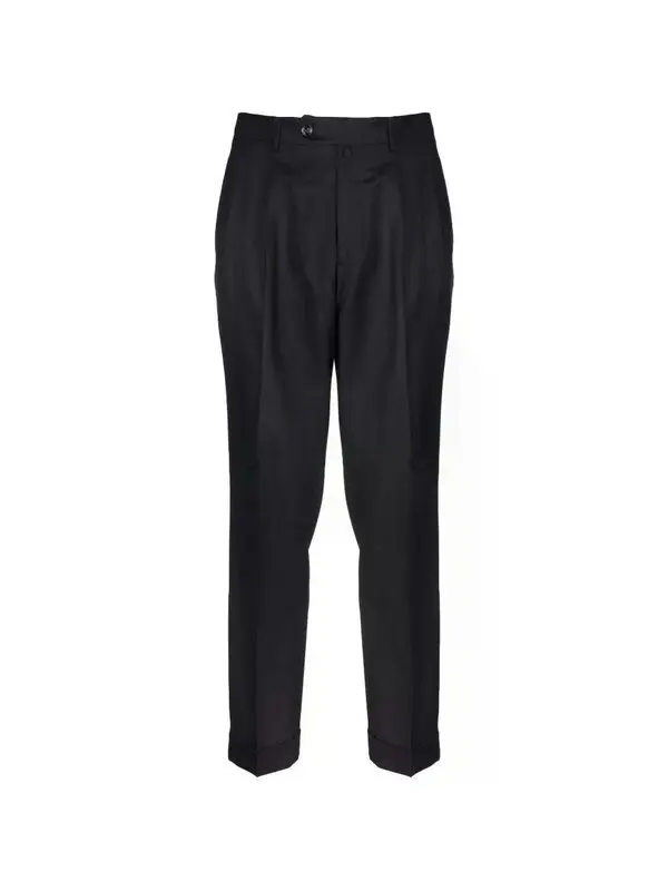 BERWICH Negroni Pleated Turn-up Trousers