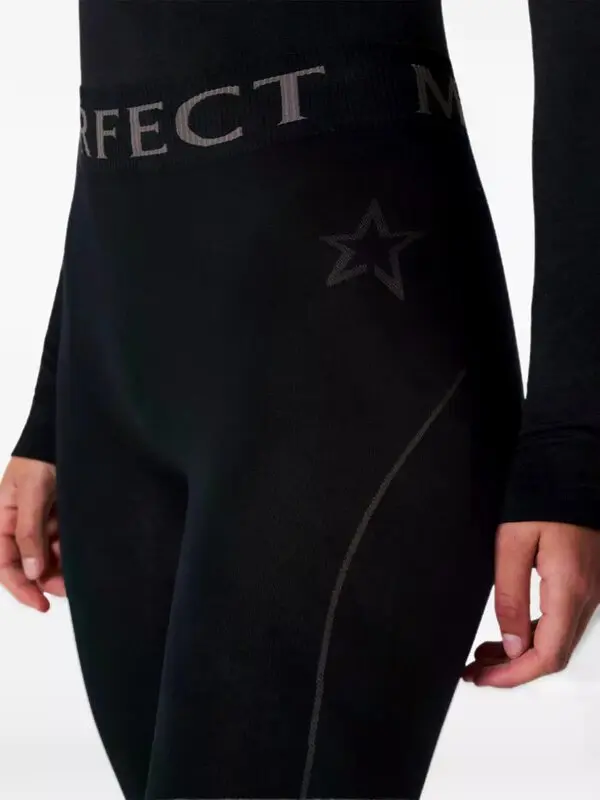 Perfect Moment Logo-waistband Star-print Trousers