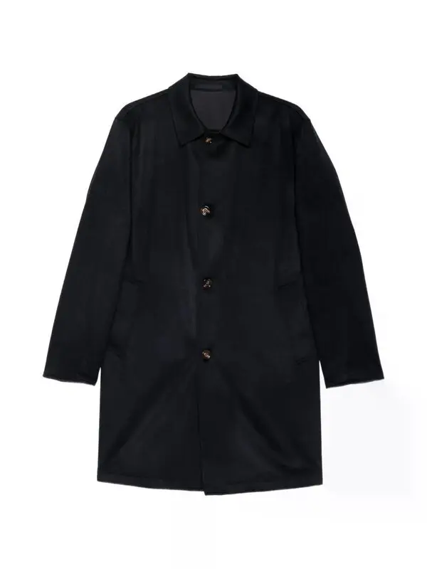 Kiton Reversible Single-breasted Coat