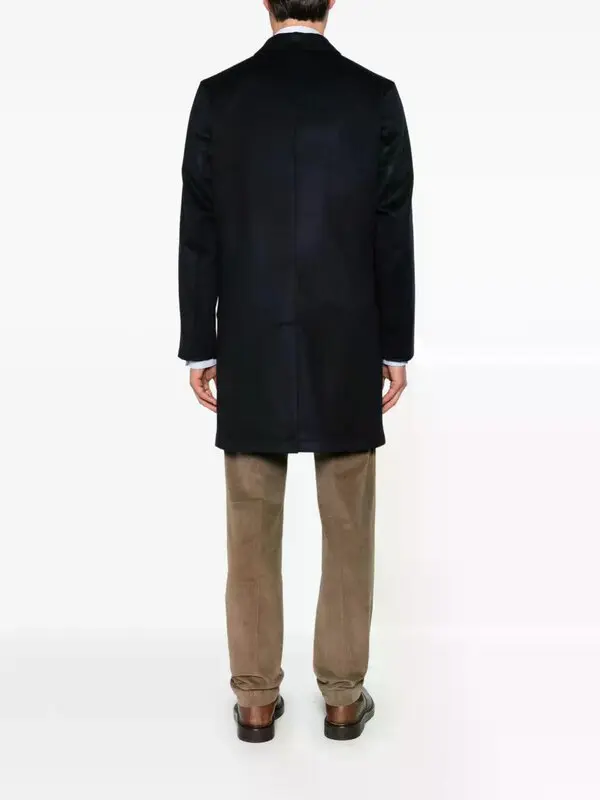 Kiton Reversible Single-breasted Coat