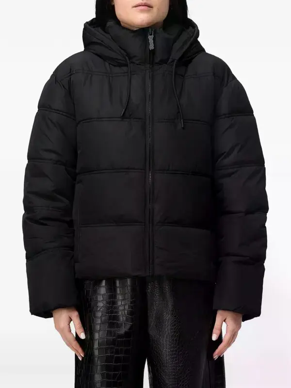 DISCLAIMER Hooded Quilted Jacket