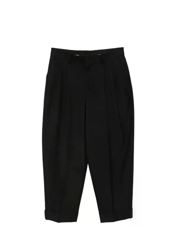 JUUN.J Pleated Turn-up Trousers