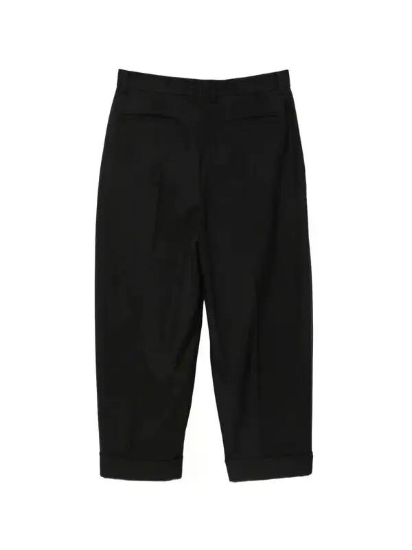 JUUN.J Pleated Turn-up Trousers