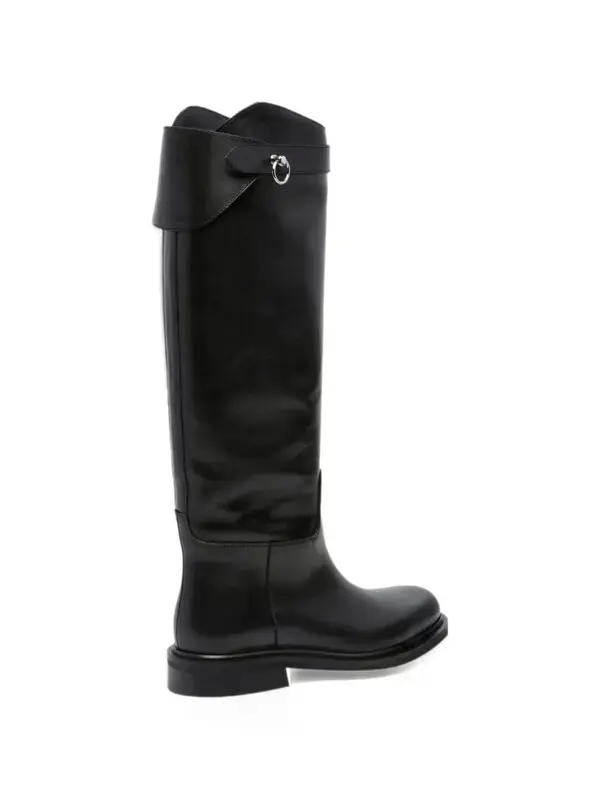POEVE Fibi Buckle-strap Knee-high Boots