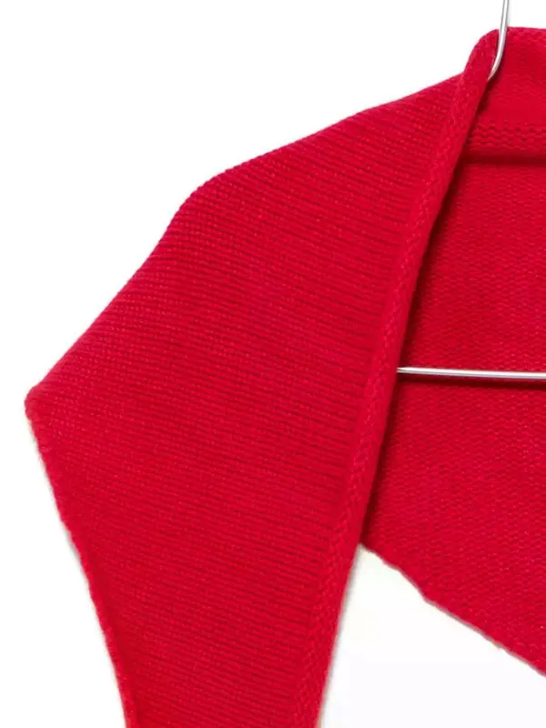 LISA YANG Mairi Fine-knit Triangular Scarf