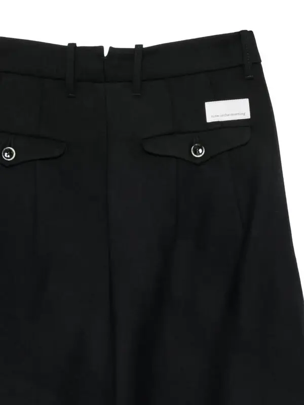 NINE:INTHE:MORNING Zina Pleated Wide-leg Trousers