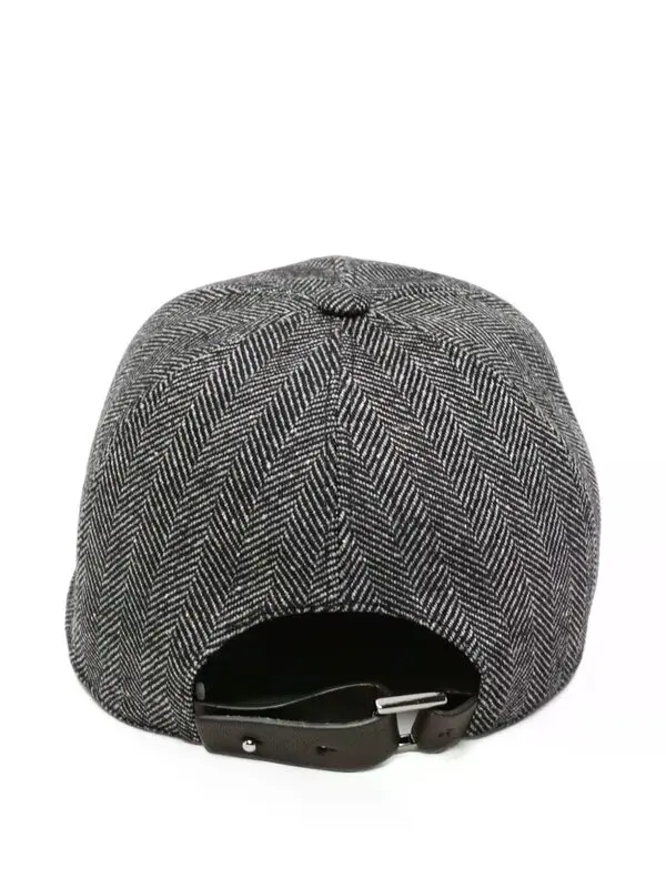 Lorena Antoniazzi Herringbone-pattern Baseball Cap