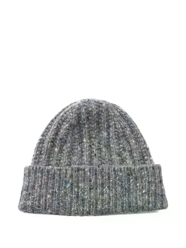 Loewe 2010s Anagram Patch Beanie Hat