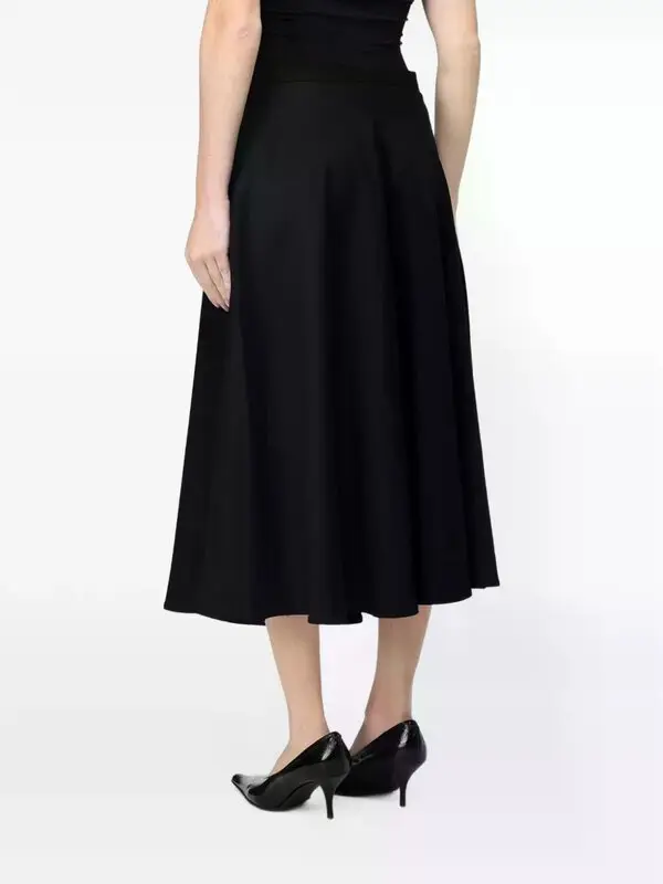 CRIDA MILANO Cristina A-line Midi Skirt