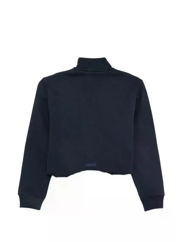 Vetements Logo-embroidered Crop Jacket