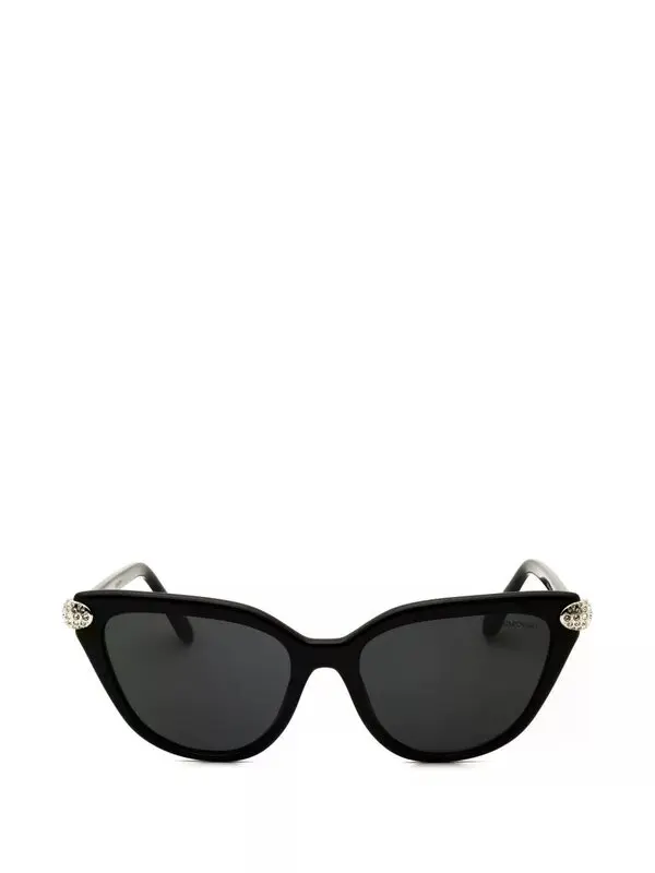 SWAROVSKI Crystal-embellished Cat-eye Sunglasses - Black