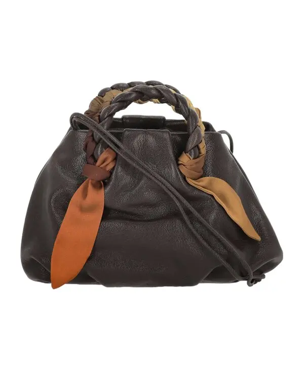 Hereu Braided-handle Leather Tote Bag - Black
