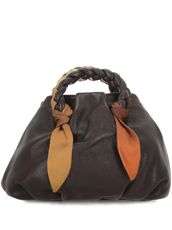Hereu Braided-handle Leather Tote Bag