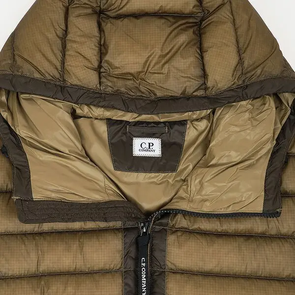 C.P. COMPANY Down Jacket With A Hooded Visor
