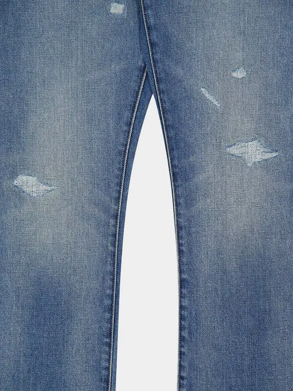 TOM FORD Distressed Straight-leg Jeans