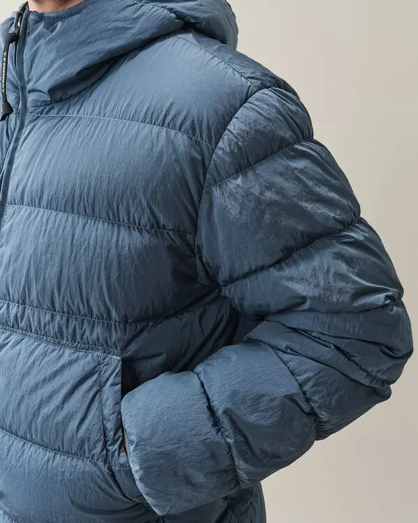 C.P. COMPANY Goggle Puffer Hooded Jacket